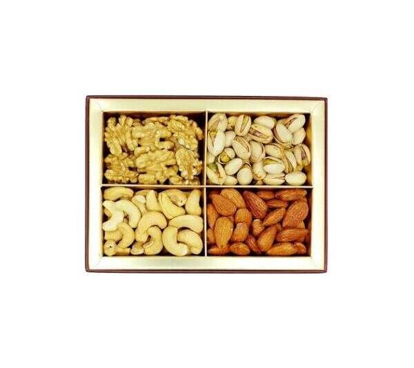 Salted Roasted Nuts Gift Box (Mini Window) - NutsArabia